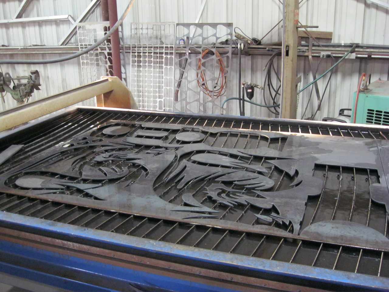 Plasma Cart Made with CNC Plasma Table